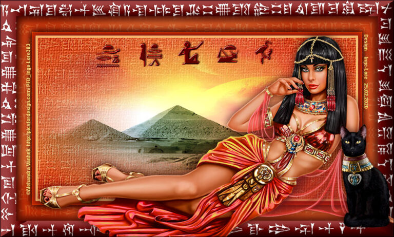Franie Margot – Voyage en Egypte – Inge-Lore's Tutoriale