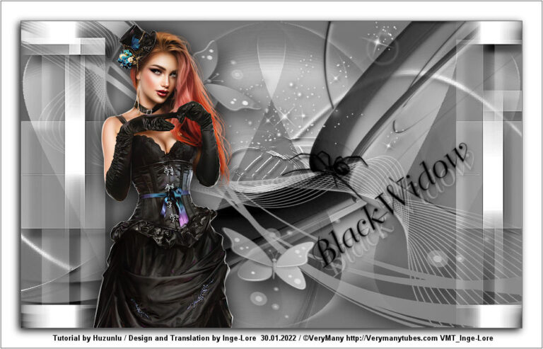Huzunlu – Black Widow – Inge-Lore's Tutoriale