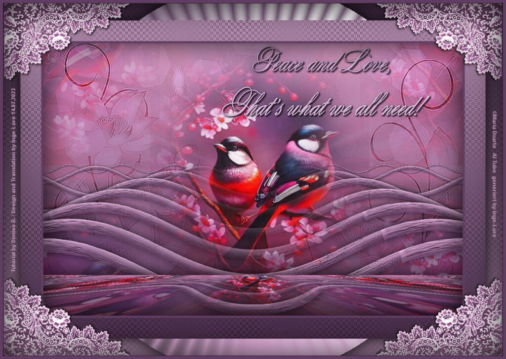 Denise – Peace – Inge-Lore's Tutoriale