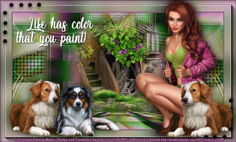 Roberta – Color Paint – Inge-Lore's Tutoriale