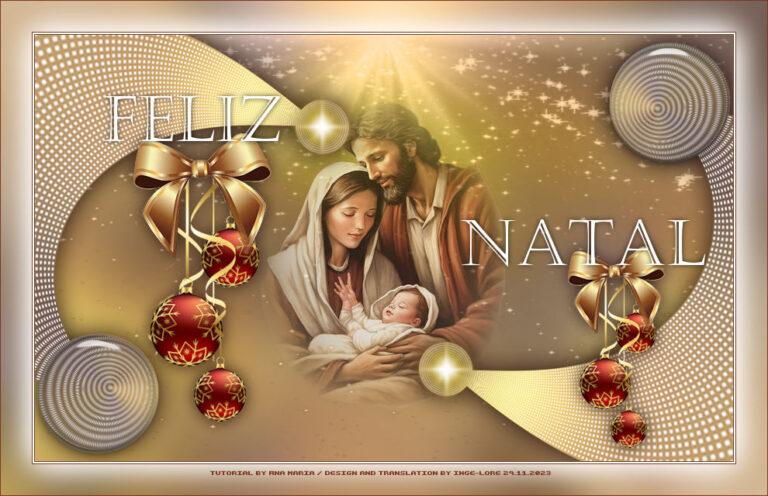 Ana Maria – Feliz Natal – Inge-Lore's Tutoriale
