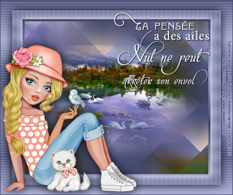 Shawnee – La pensée a des ailes – Inge-Lore's Tutoriale