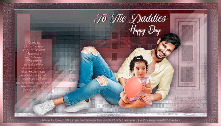 CidaBen – To the Daddies – Inge-Lore's Tutoriale